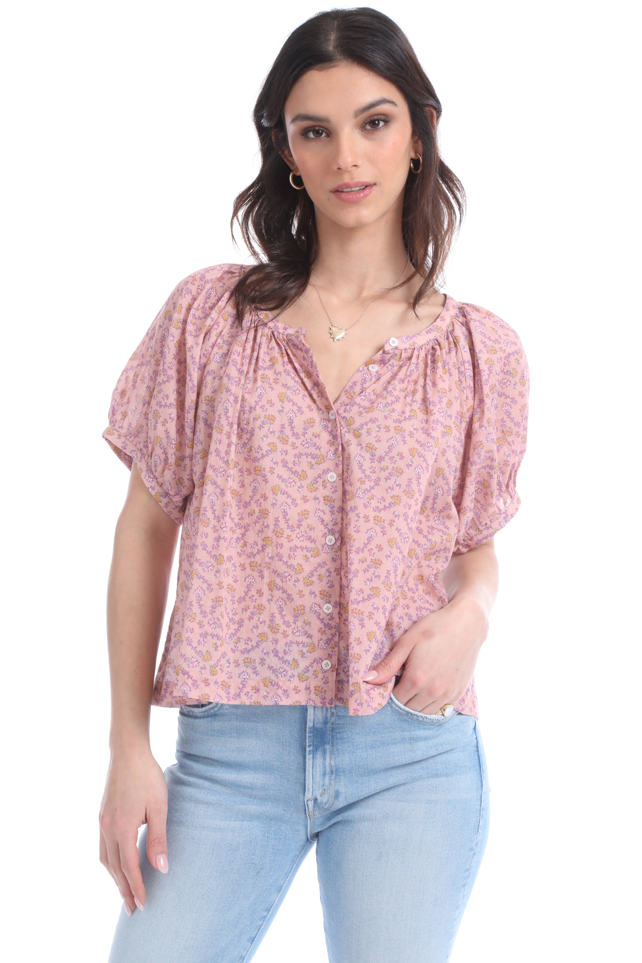 Euclid Top Mustard/Blush (Dusty Ground) – The Coast Brand