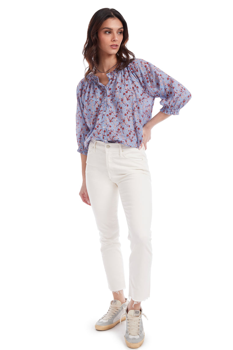 Lala Top - Dusty/Ketchup/Sky (Sky Ground) – The Coast Brand