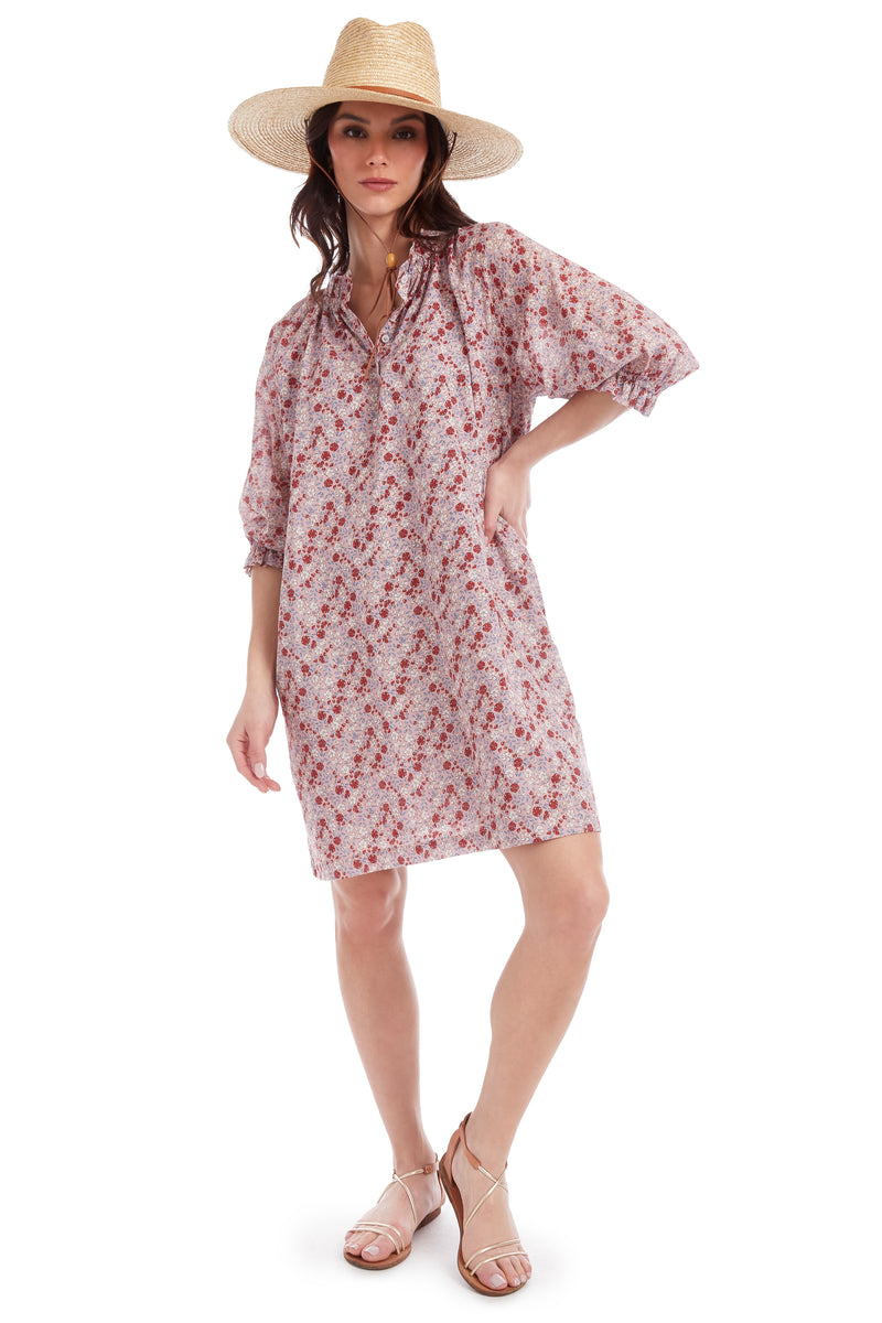 Malibu Dress Dusty/Ketchup/Sky (Dusty Ground) – The Coast Brand
