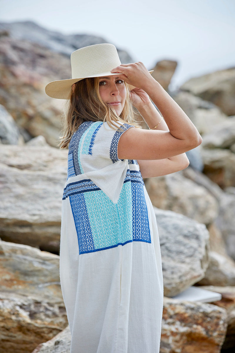 The Wailea Dress - Blue/Light Blue – The Coast Brand